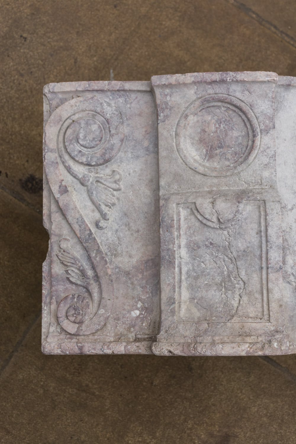 Marble Fireplace Lintel #4516 - Retrouvius