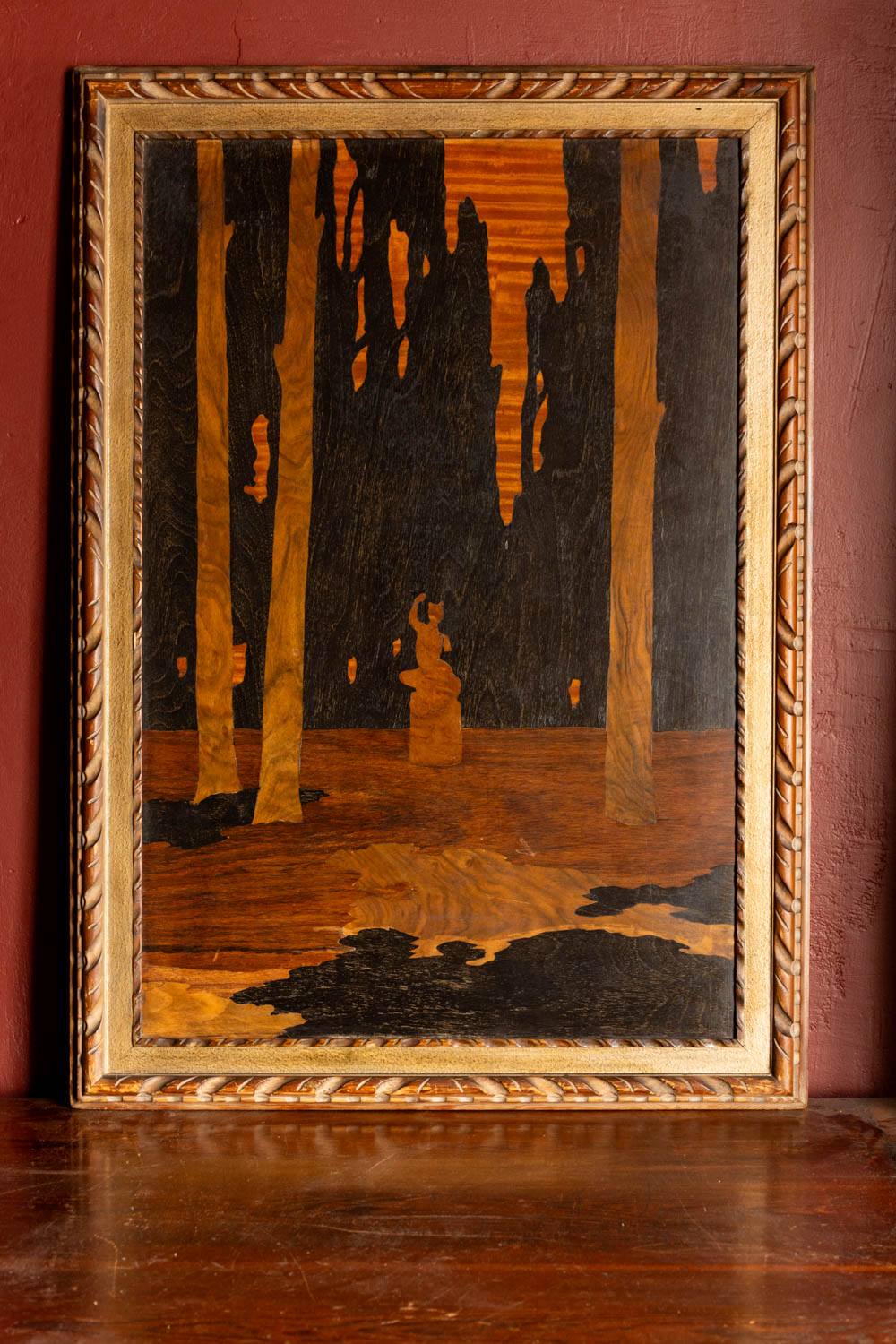 Marquetry Artwork by Rowley Gallery #9024 - Retrouvius