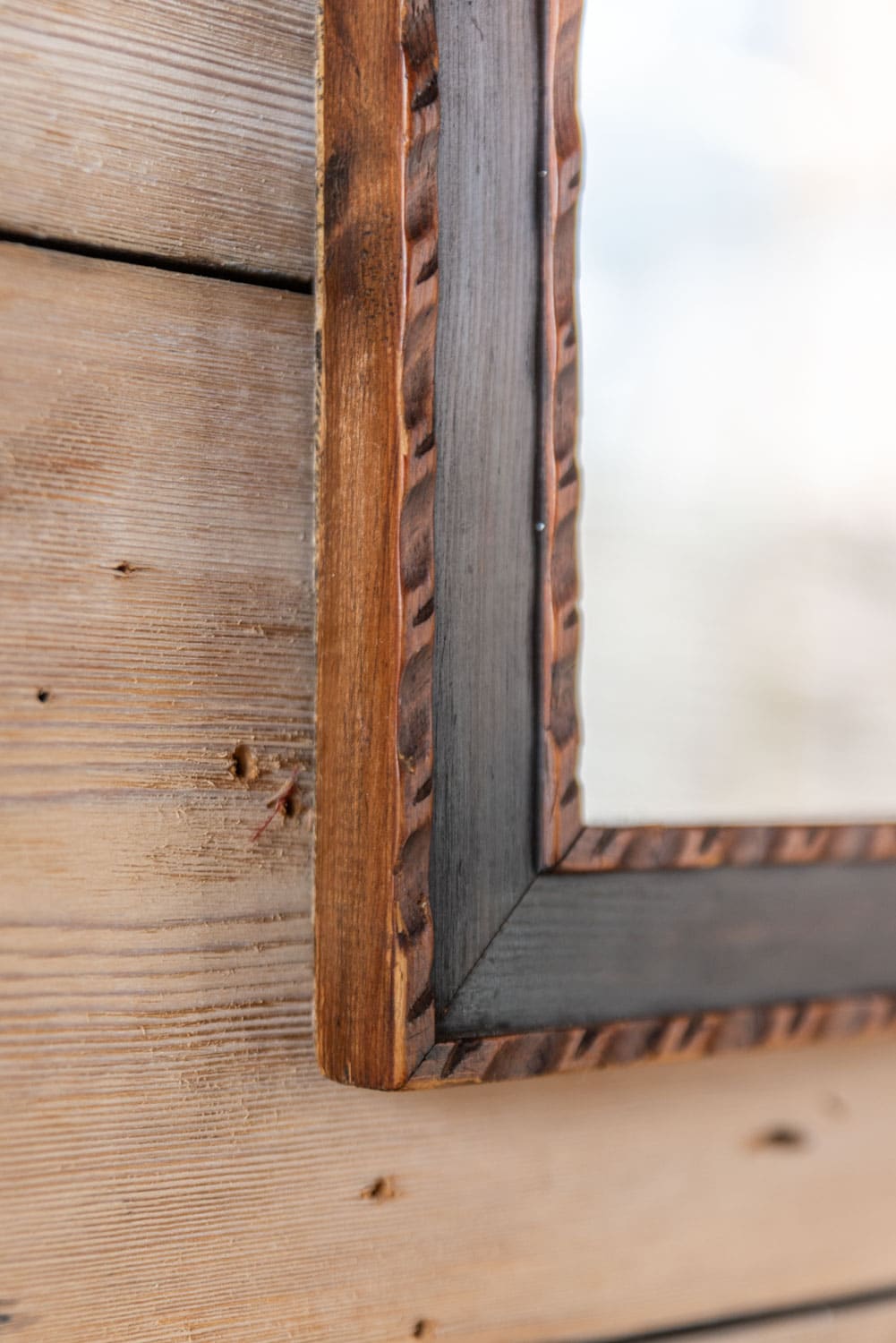 Marquetry Mirror by Rowley Gallery #9289 - Retrouvius