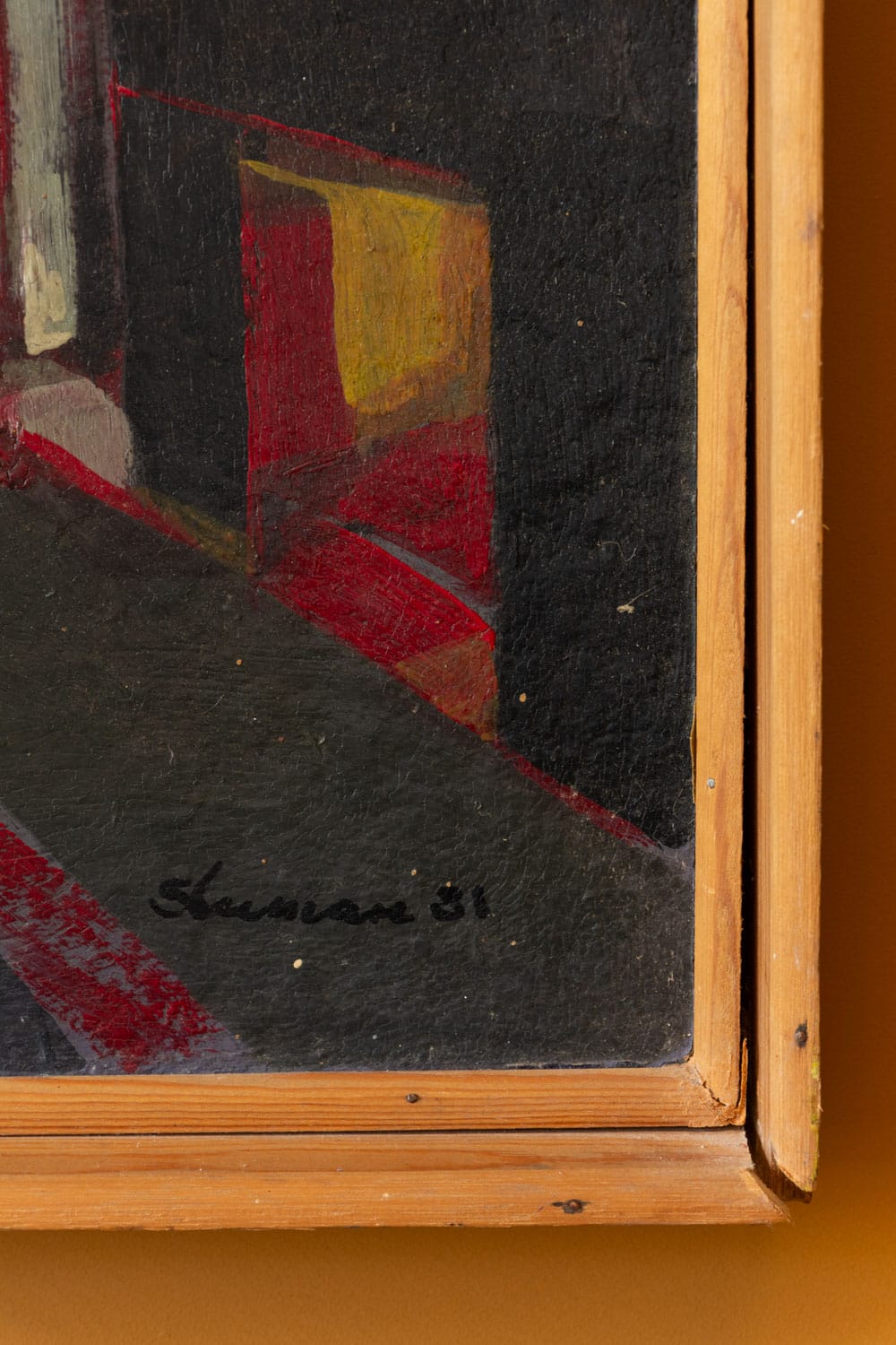 Montmartre Painting 1981 #9214 - Retrouvius