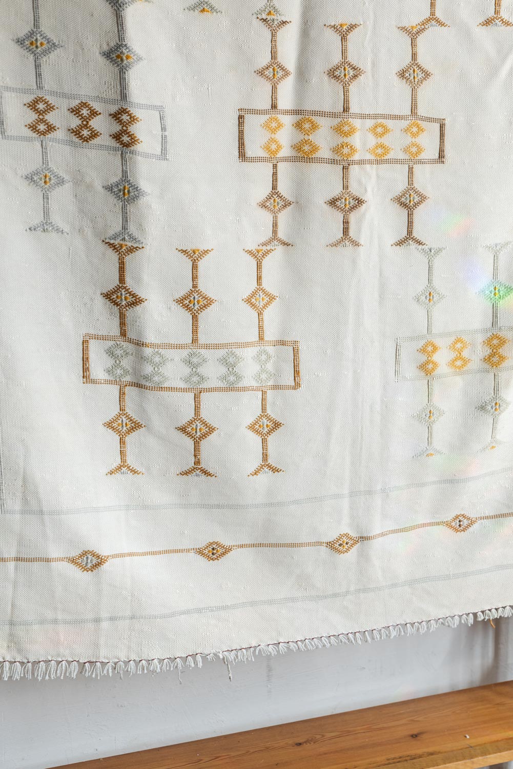 Moroccan Silk Rug #8257 - Retrouvius