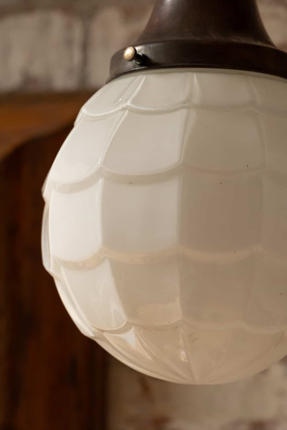 Natural Form Opaline Pendant #1191 - Retrouvius