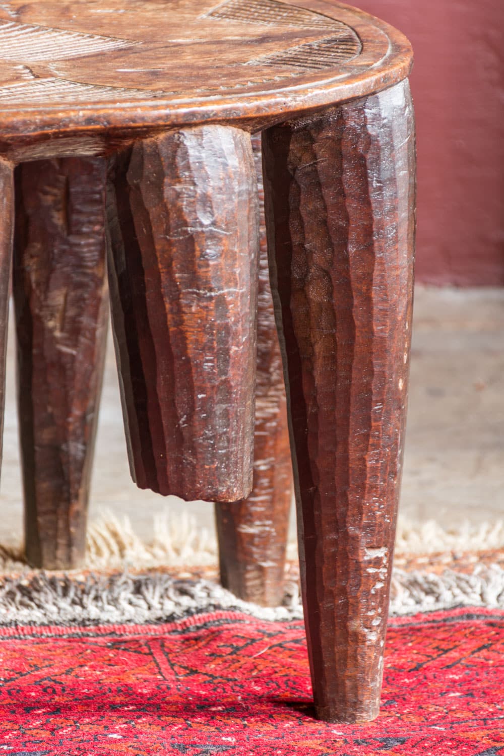 Nigerian Nupe Stool #5715 - Retrouvius