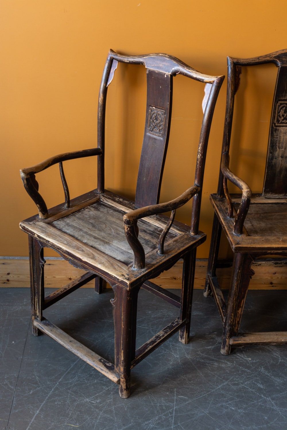 Pair Of Chinese Chairs #6520 - Retrouvius
