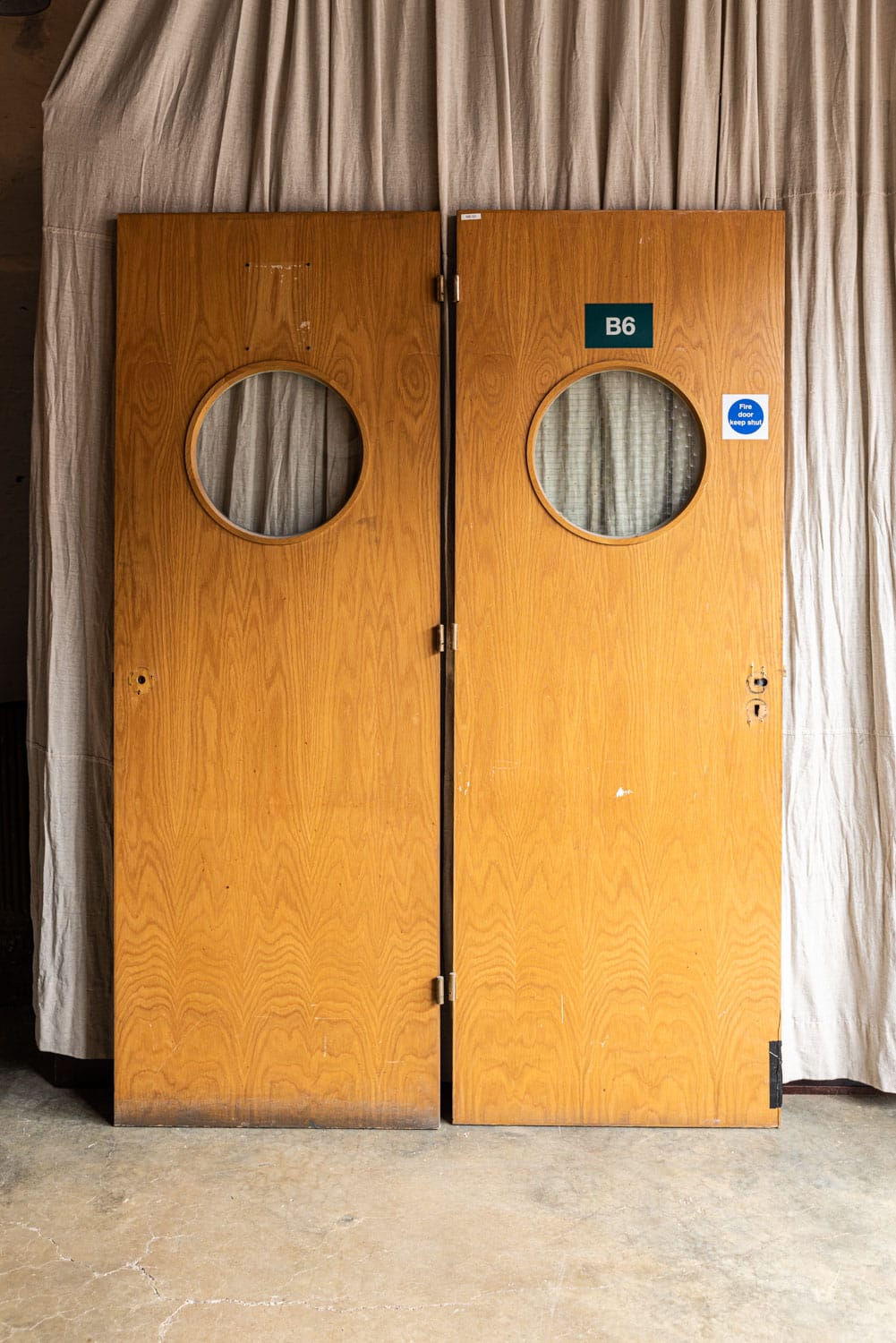 Pair of Reclaimed Porthole Doors #8677 - Retrouvius