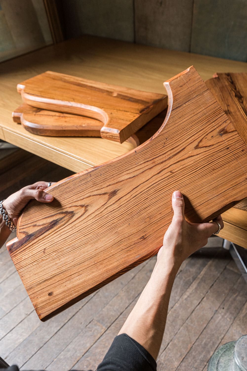 Pitched Pine Brackets #8861 - Retrouvius