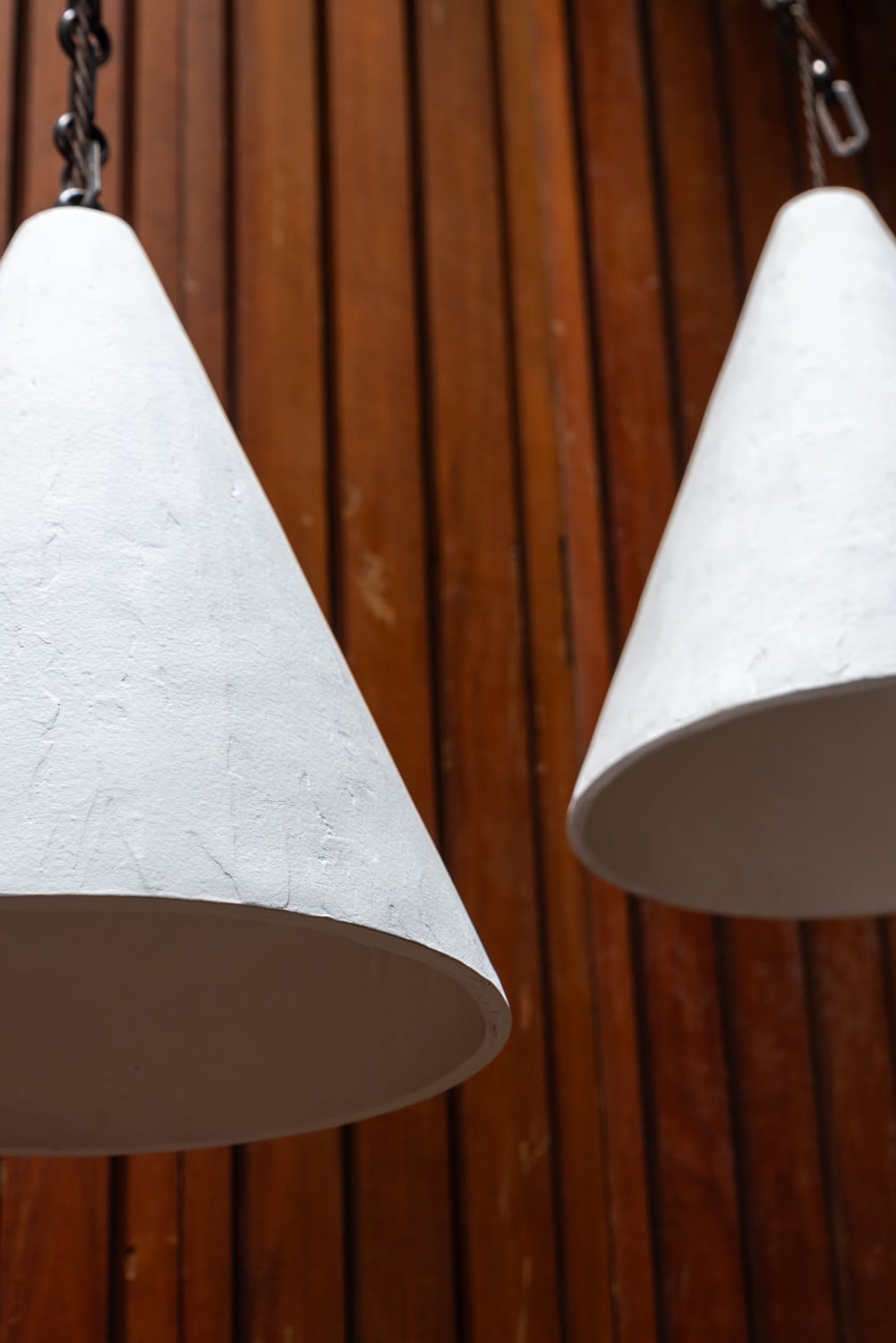 Plaster Cone Lights by Rose Uniacke #9398 - Retrouvius