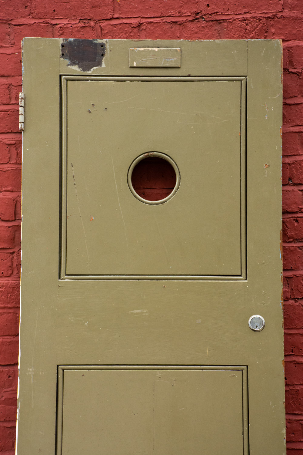 Porthole Hardwood Door #6410 - Retrouvius