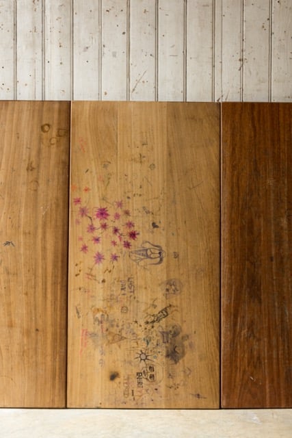 Reclaimed Iroko Table Tops #9268 - Retrouvius