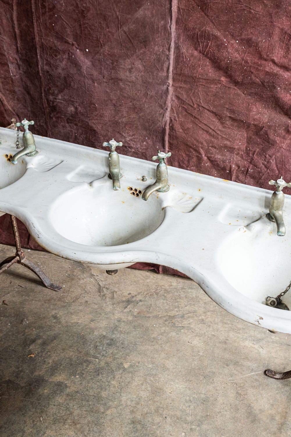 Reclaimed Triple Sink #8820 - Retrouvius