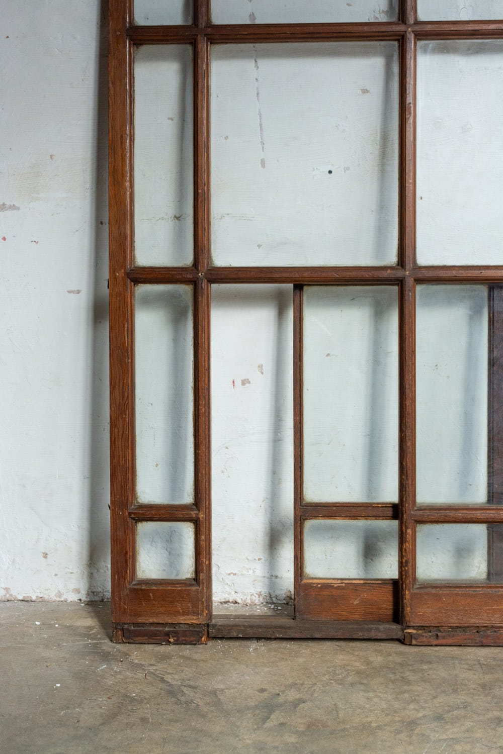 Reclaimed Window With Sliding Panel #8999 - Retrouvius