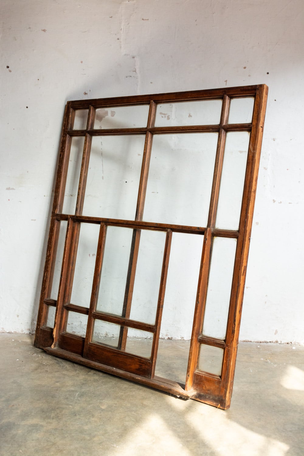 Reclaimed Window With Sliding Panel #8999 - Retrouvius