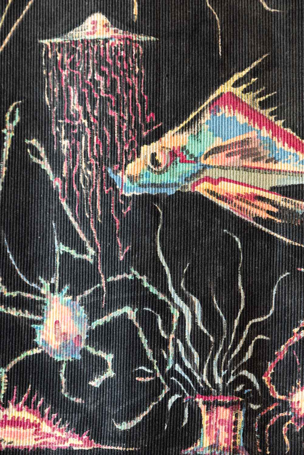 Sea Creatures Textile #9254 - Retrouvius