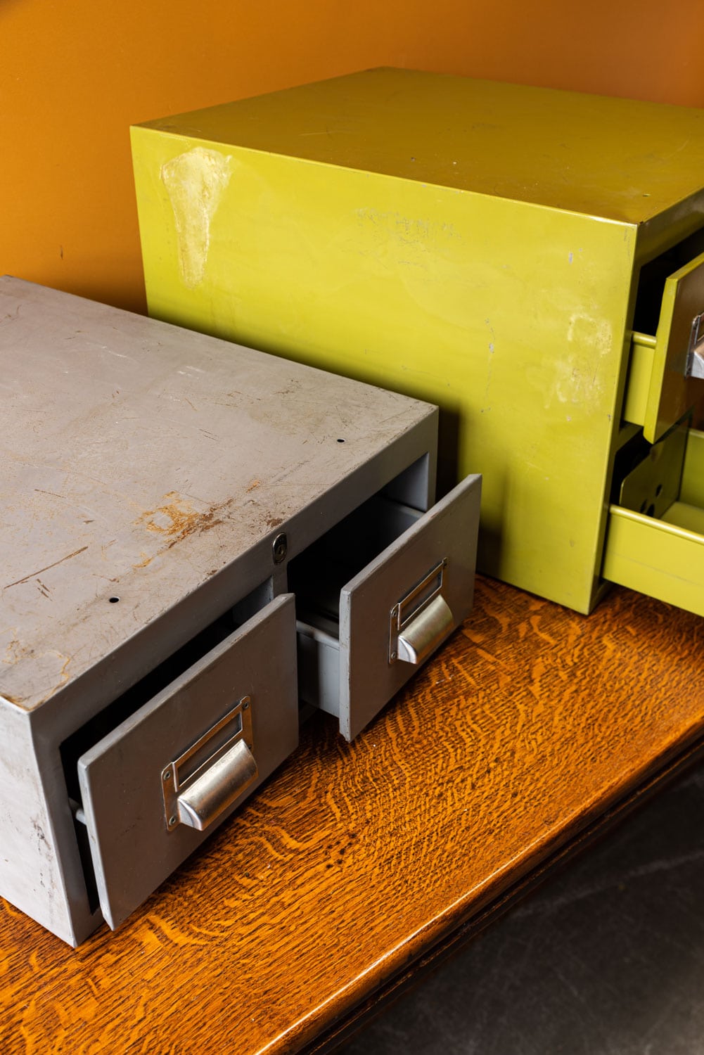 Set of Metal Filing Drawers #8581 - Retrouvius