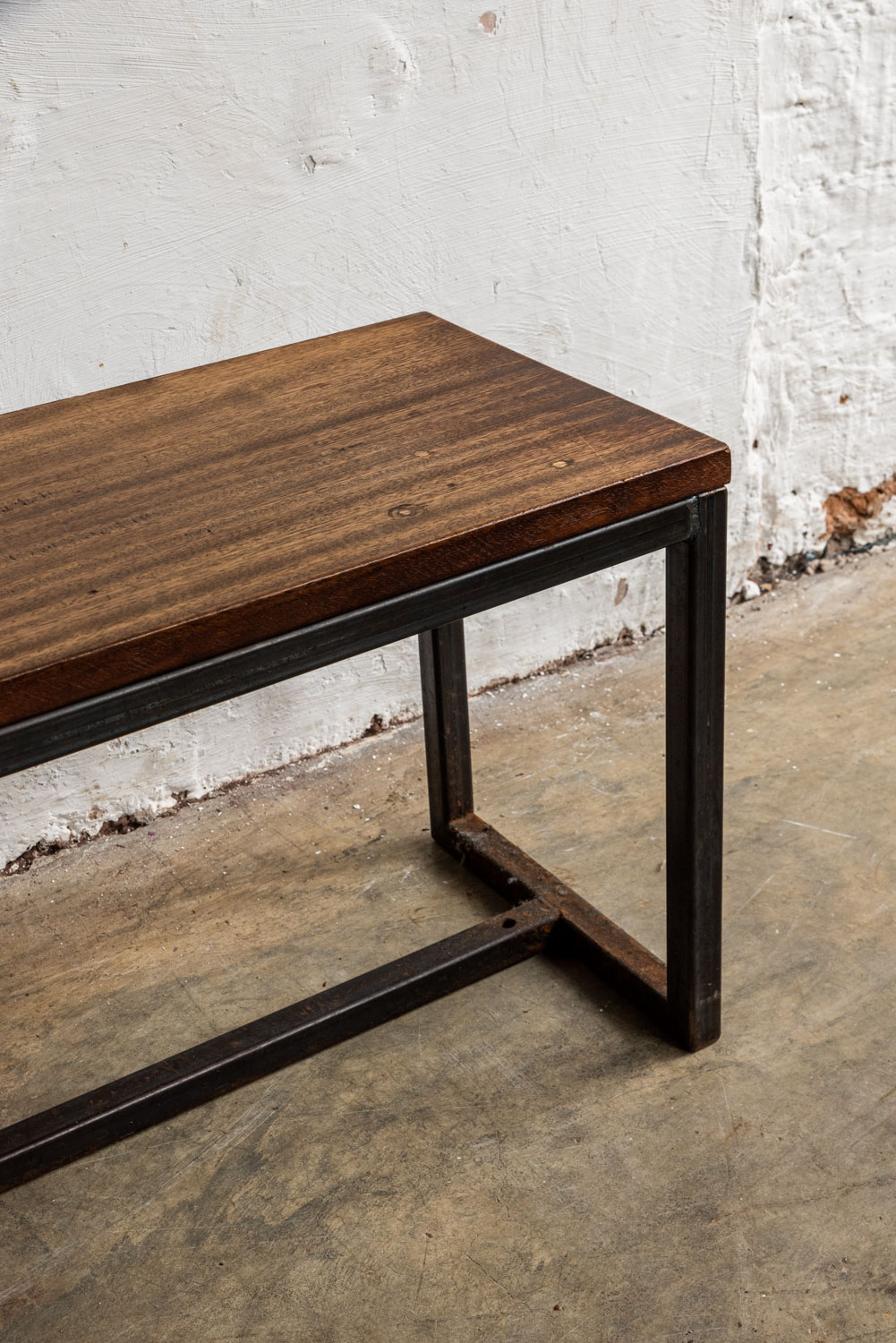 Small Iroko Bench #8558 - Retrouvius