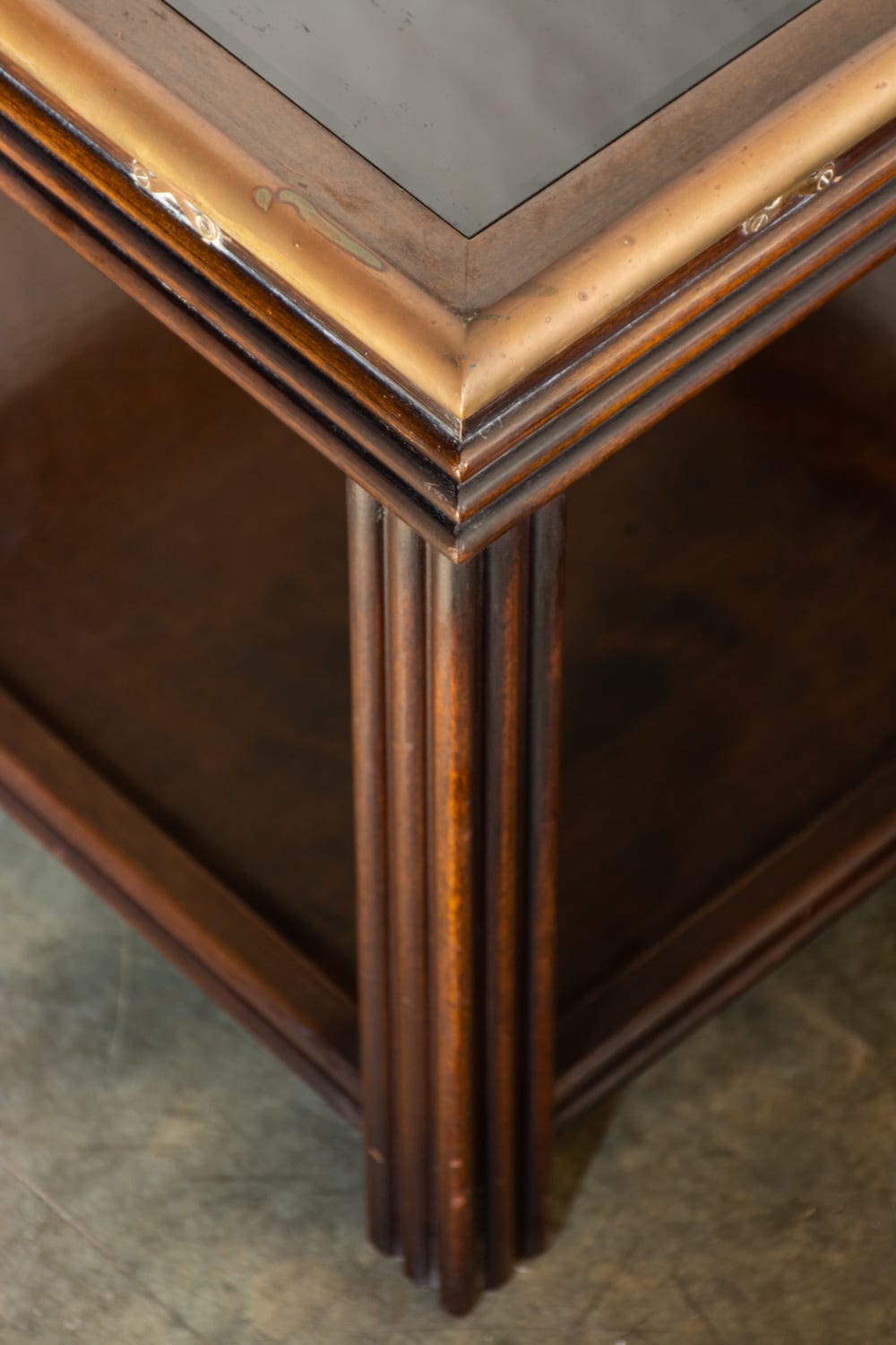 Square Reeded Coffee Tables #8349 - Retrouvius