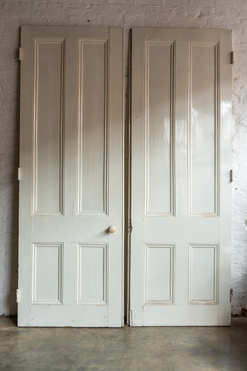 Tall 4-panel pine doors #8232 - Retrouvius