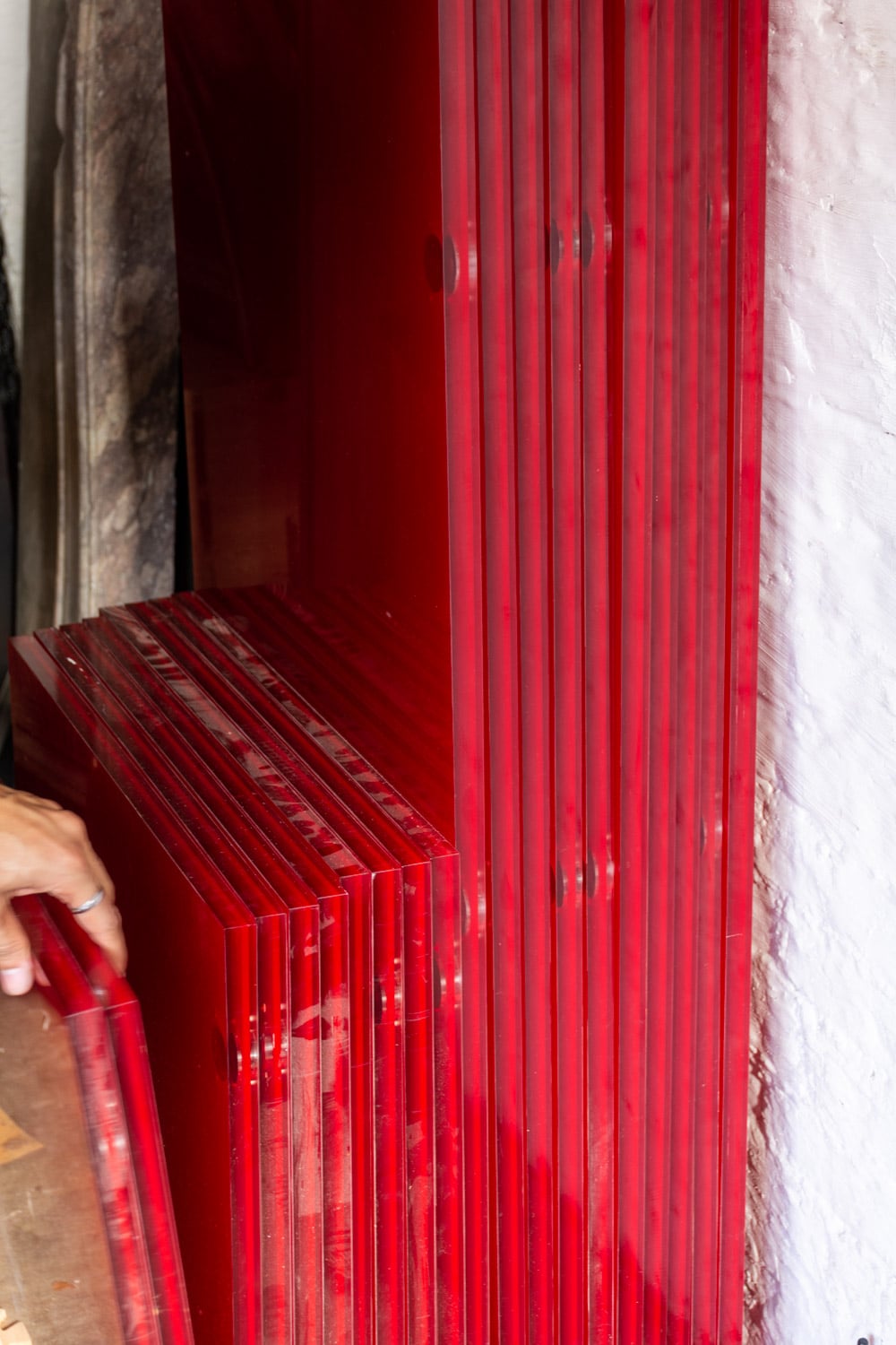 Translucent Perspex Square Panels #6471 - Retrouvius