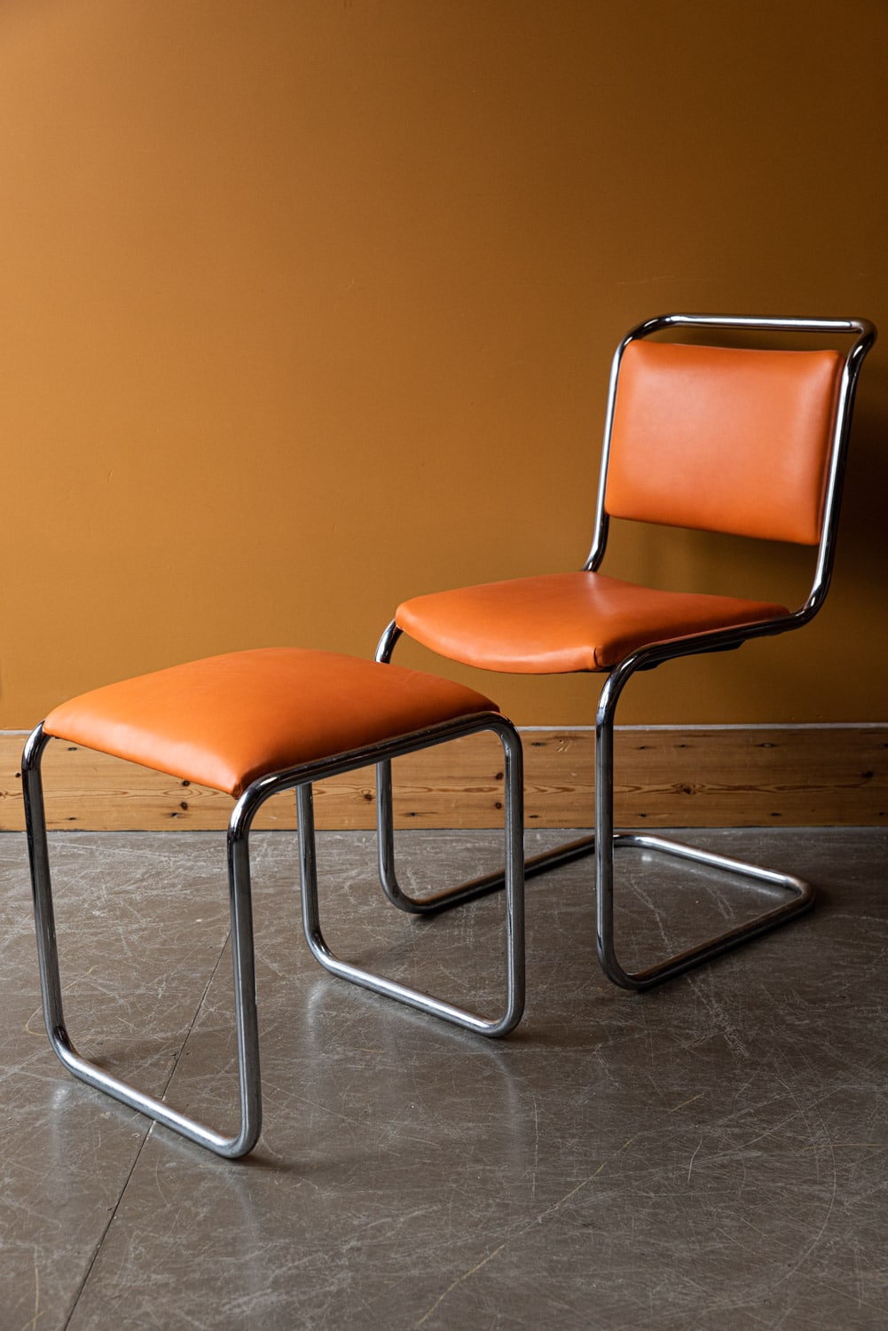 Tubular Chair and Stool by Pel #7070 - Retrouvius