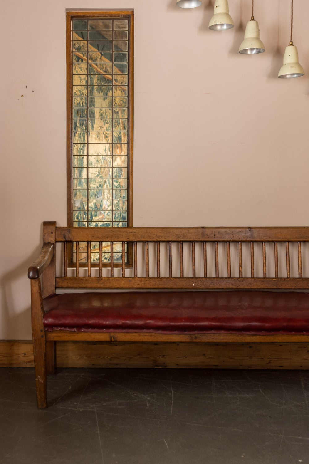 Victorian Spindle Back Bench #9572 - Retrouvius