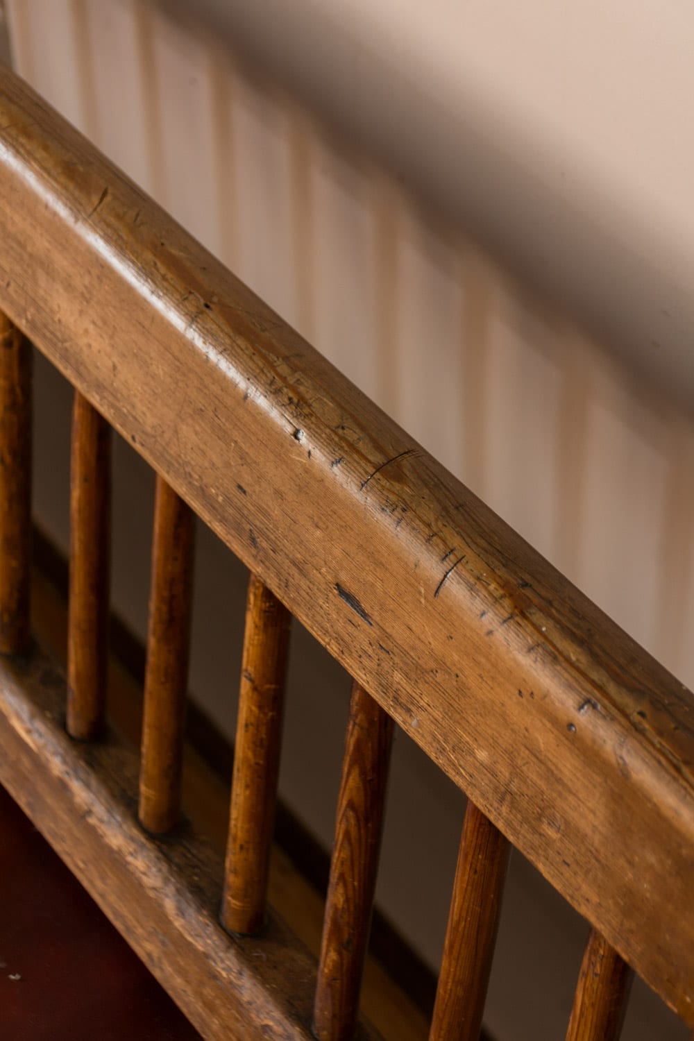 Victorian Spindle Back Bench #9572 - Retrouvius