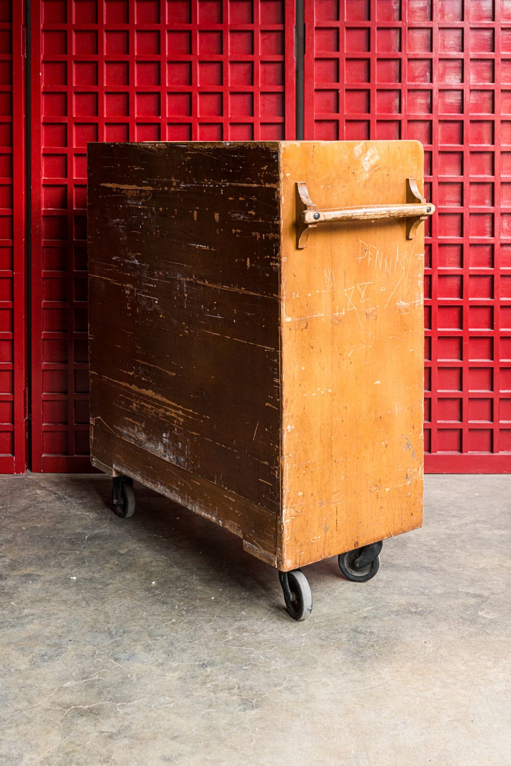 Vintage Pigeon Hole Trolley #8913 - Retrouvius