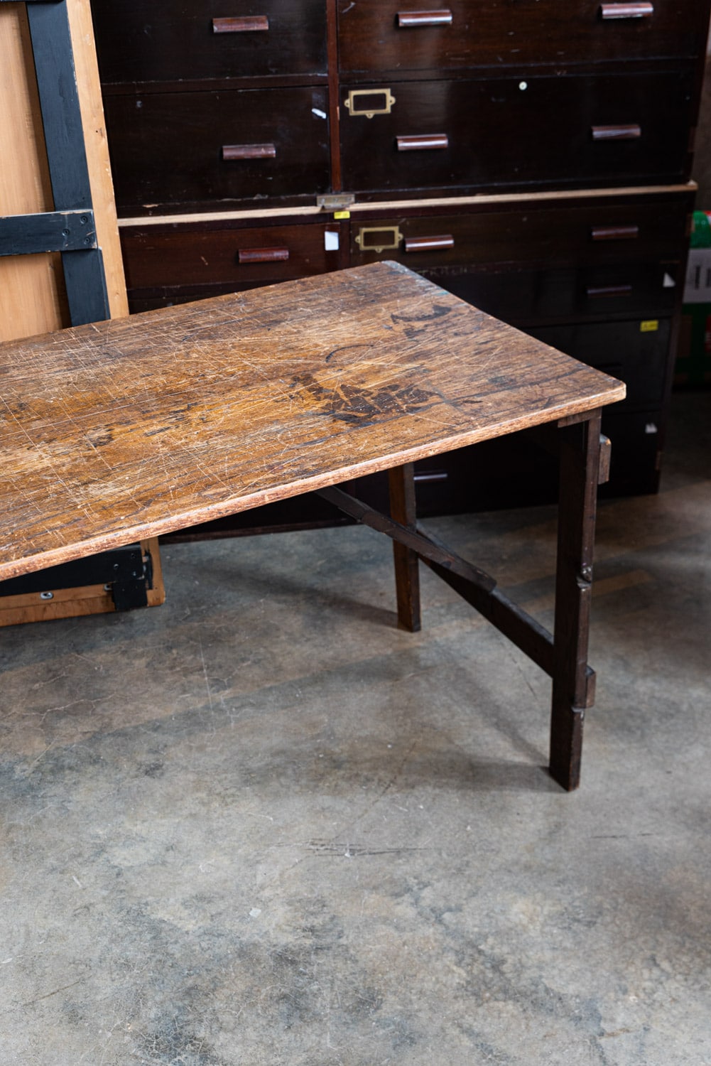 Vintage Trestle Tables #8657 - Retrouvius