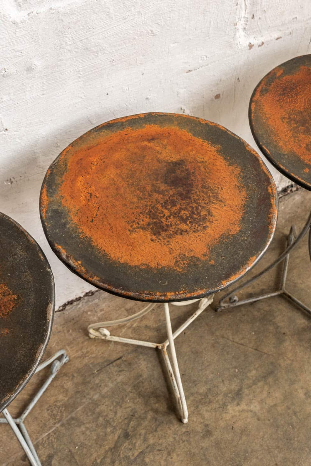 Zinc-topped Bistro Tables #9716 - Retrouvius