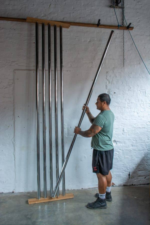 Reclaimed Chrome Poles #6280 - Retrouvius