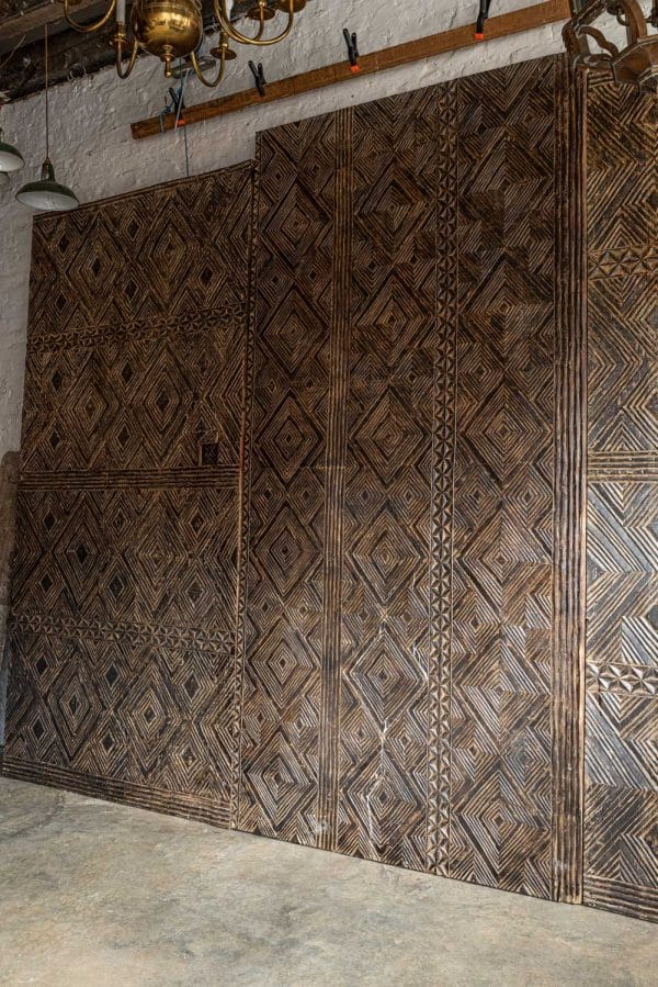 Hand-carved Geometric Panels / Sq M #8320 - Retrouvius