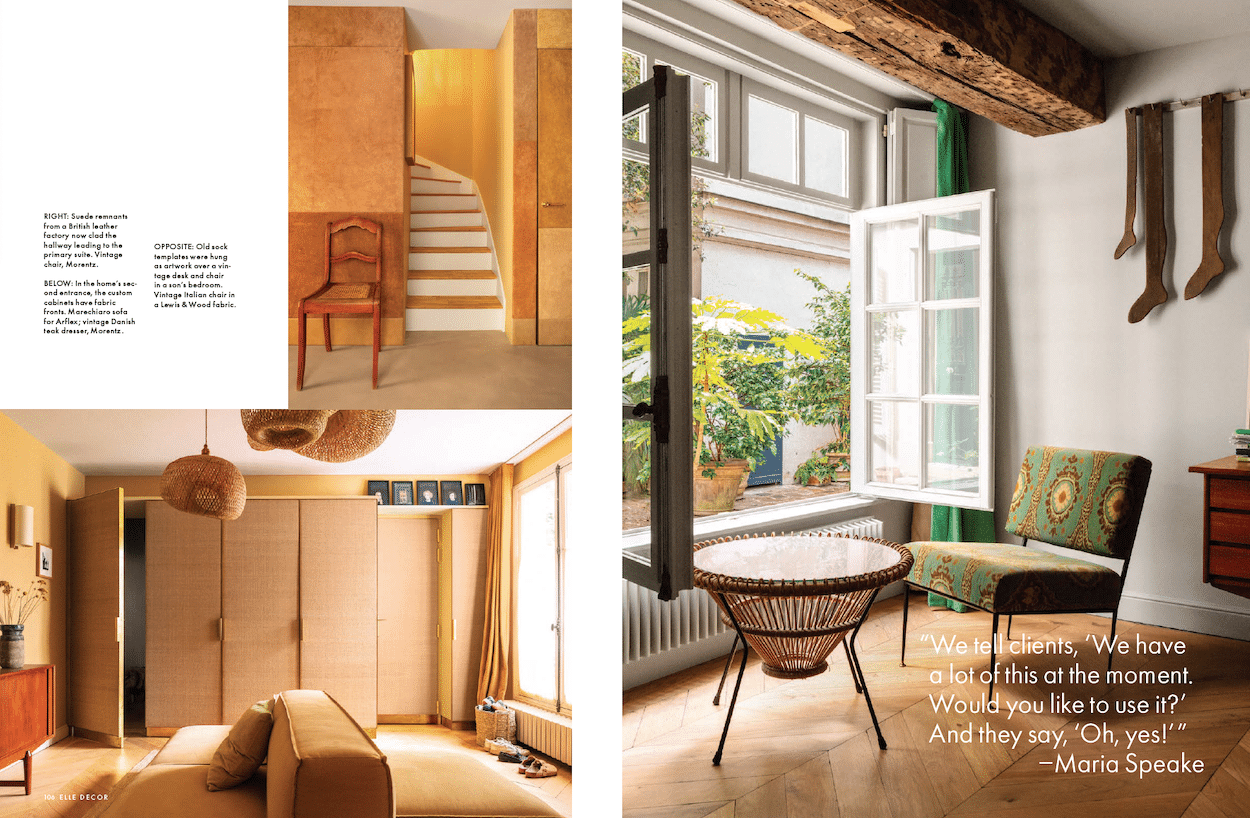 Retrouvius Design Studio's Parisian Project in Elle Decor - Retrouvius