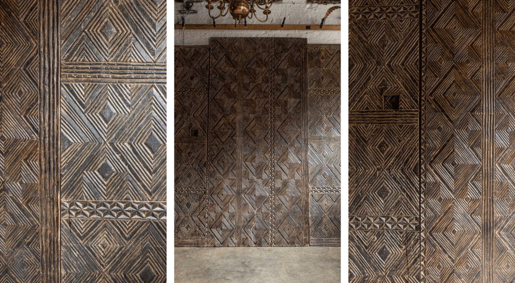 Inspiration for Re-using Reclaimed Geometric Timber Panels - Retrouvius