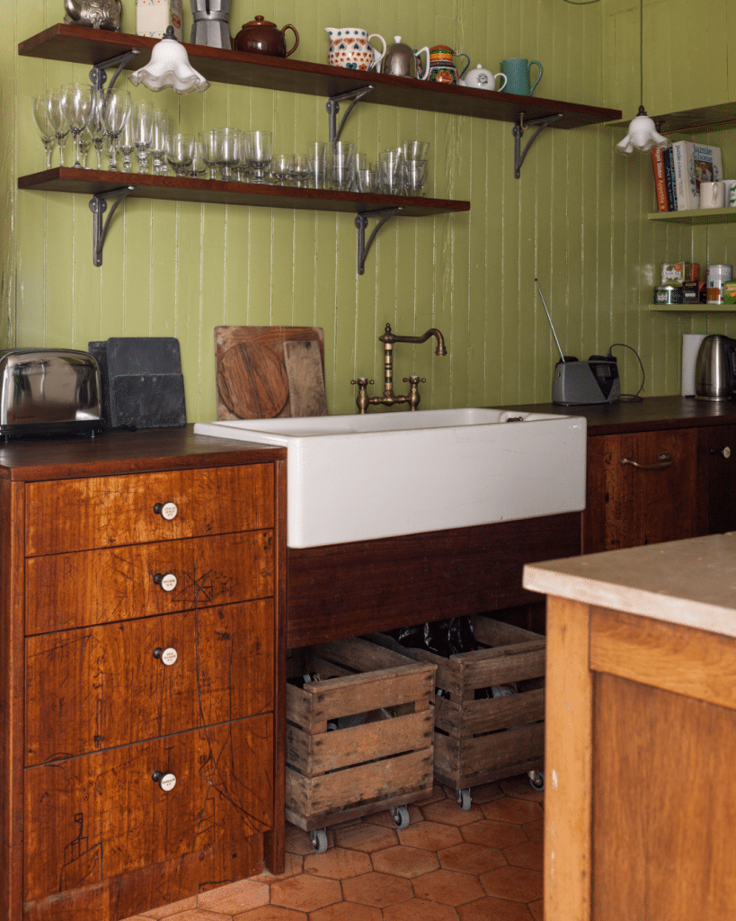 Kitchen Inspiration for Reclaimed Iroko by RETROUVIUS