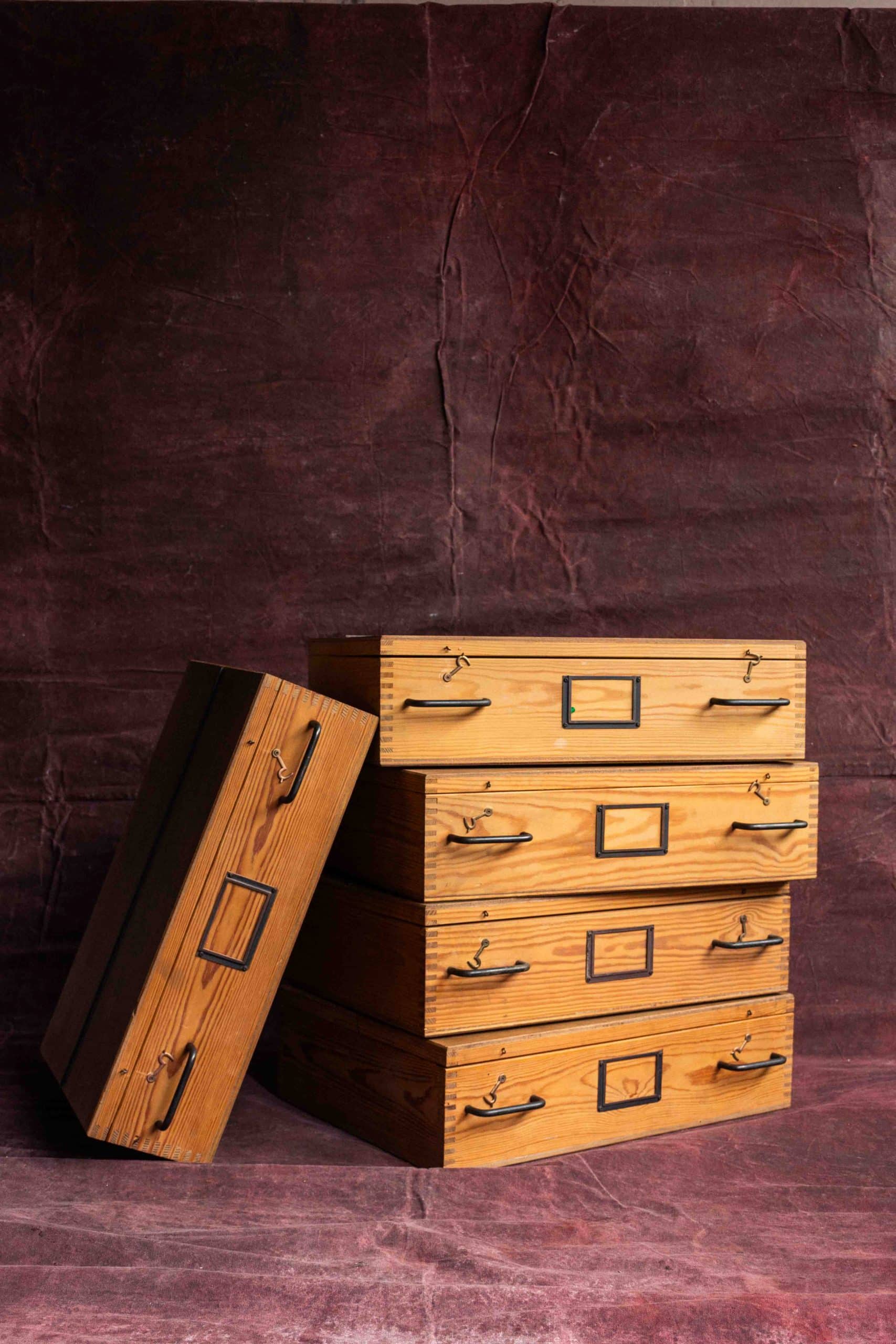 Large Pine Boxes #8773 - Retrouvius