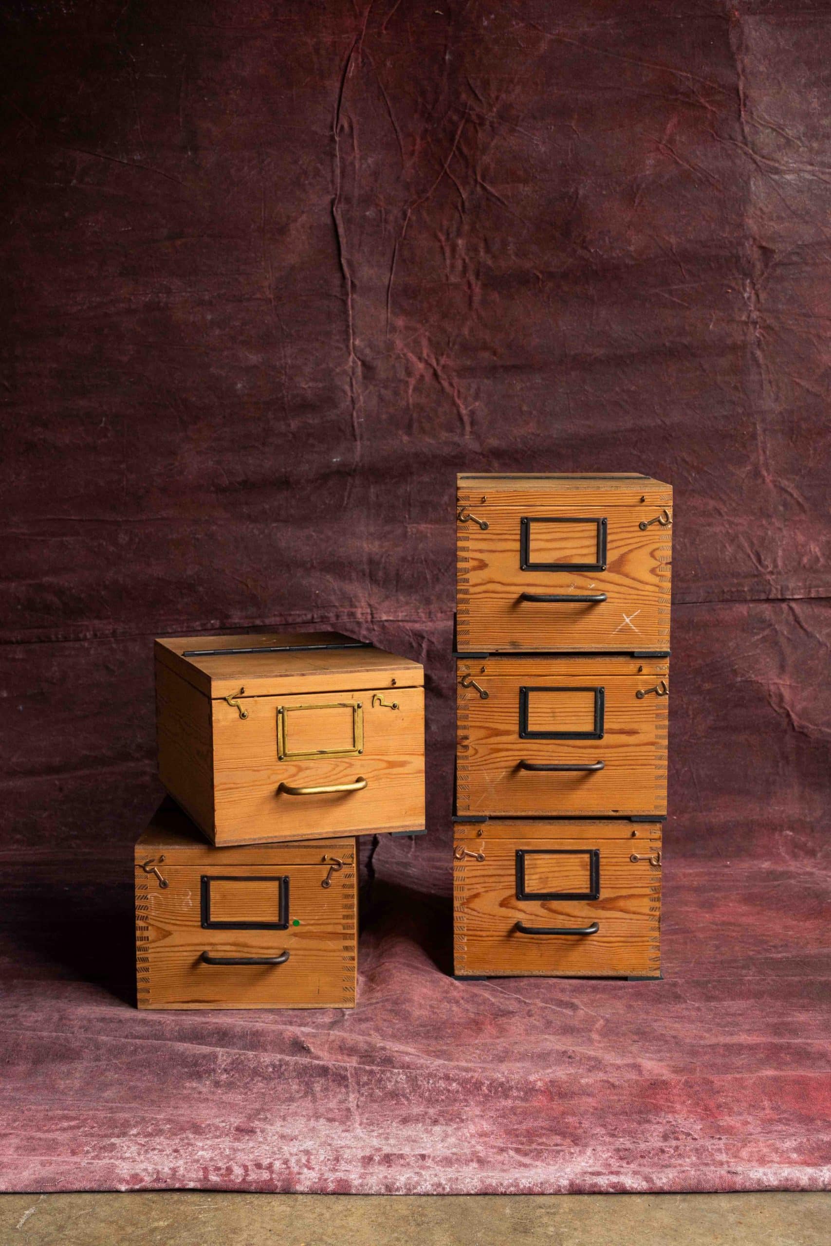 Small Pine Boxes #8774 - Retrouvius