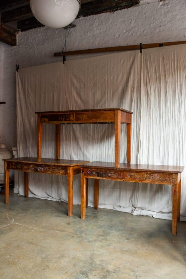 Victorian Library Table #8887 - Retrouvius