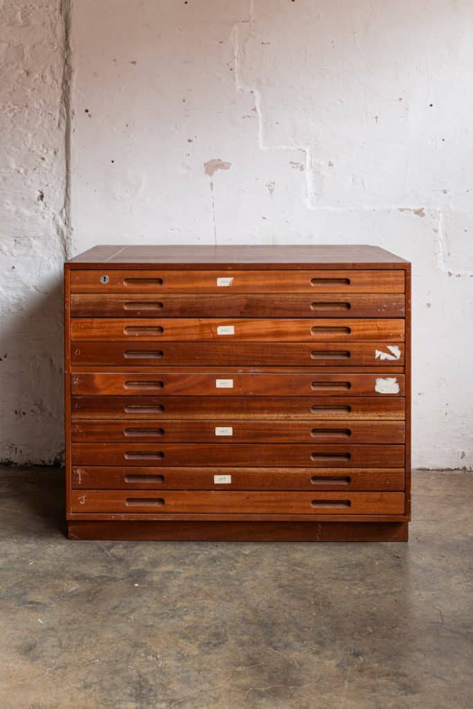 Midcentury Teak Plan Chests #9116 - Retrouvius