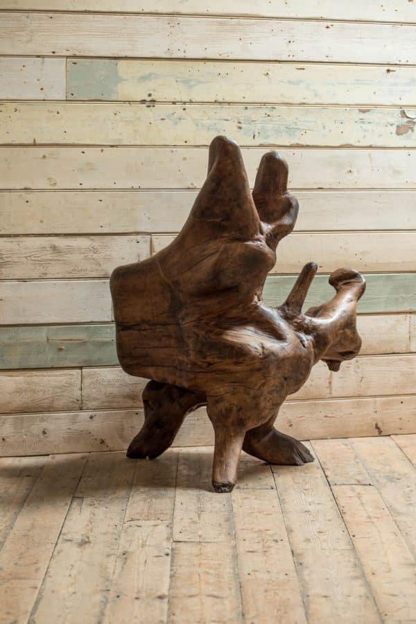 Freeform Wooden Chairs #1071 - Retrouvius